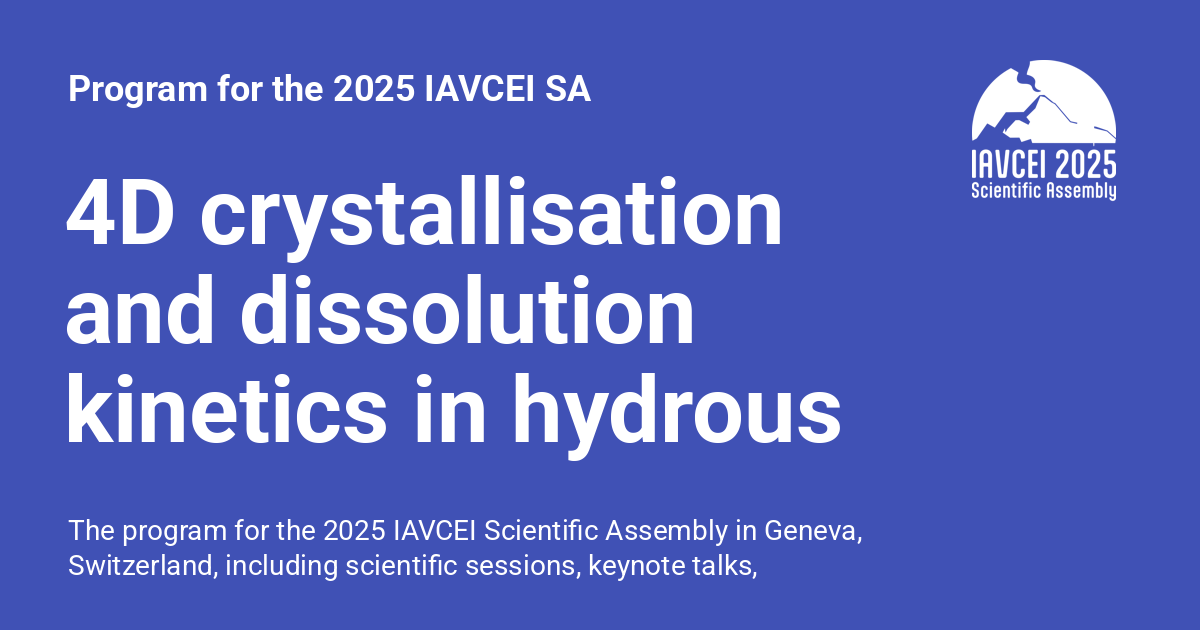 4D crystallisation and dissolution kinetics in hydrous basaltic magmas ...