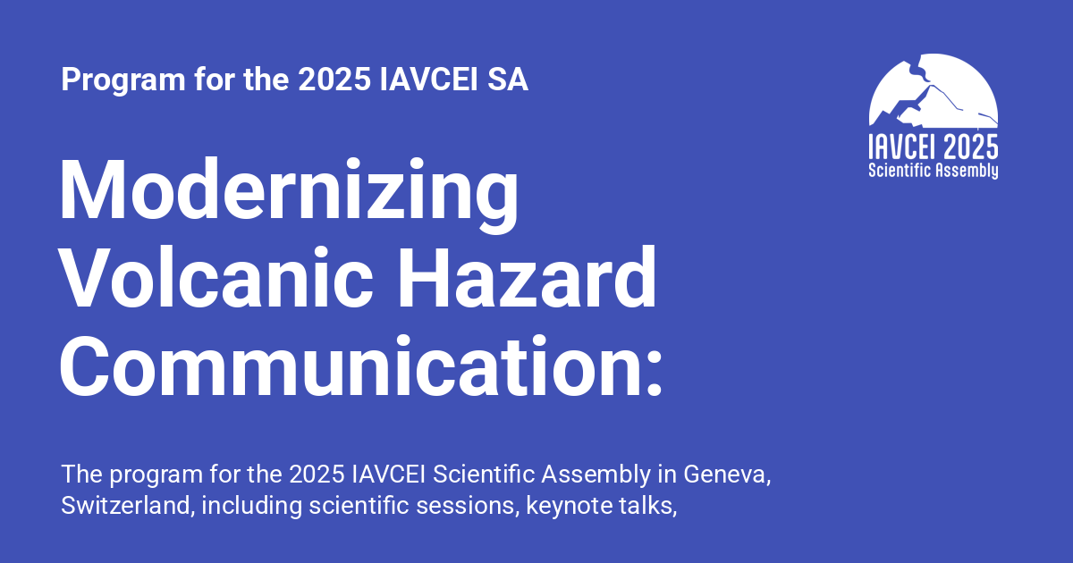 Modernizing Volcanic Hazard Communication: Open-Source Posters Bridging ...
